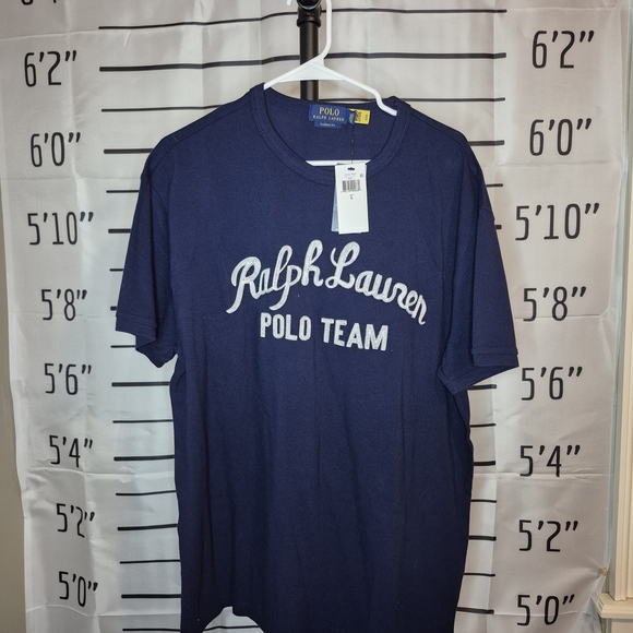 Ralph Lauren | Shirts | Ralph Lauren Polo Team Navy Blue Mens Shirt ...